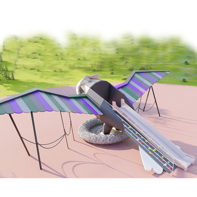 Outdoor Complex Playground Large Eagles Spreading Wings Combination ...